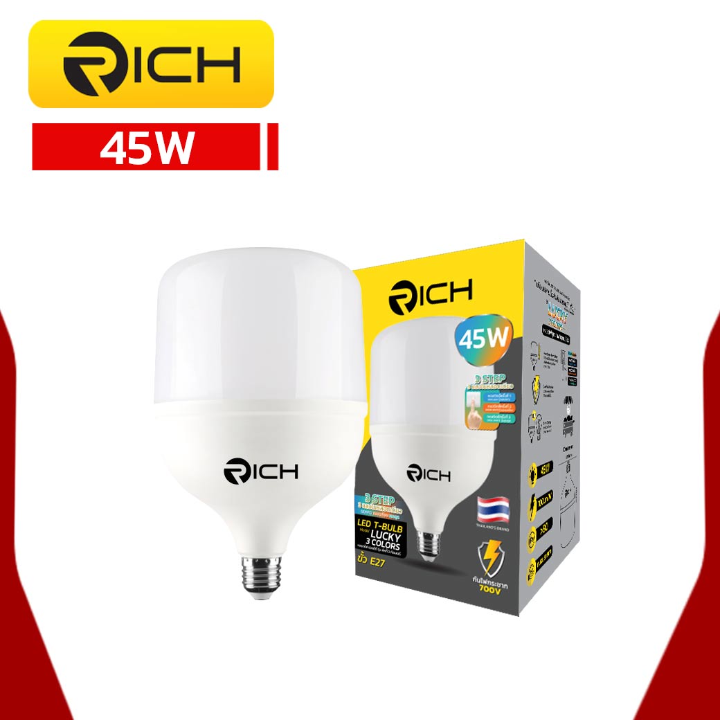 ชุดหลอดไฟ LED พร้อมราง 20W RICH UNION PLUS - Nineled.com